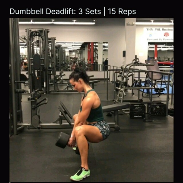 Dumbell Deadlift: 3 Sets | 10 Reps by Corporal Knutson - Exercise How ...
