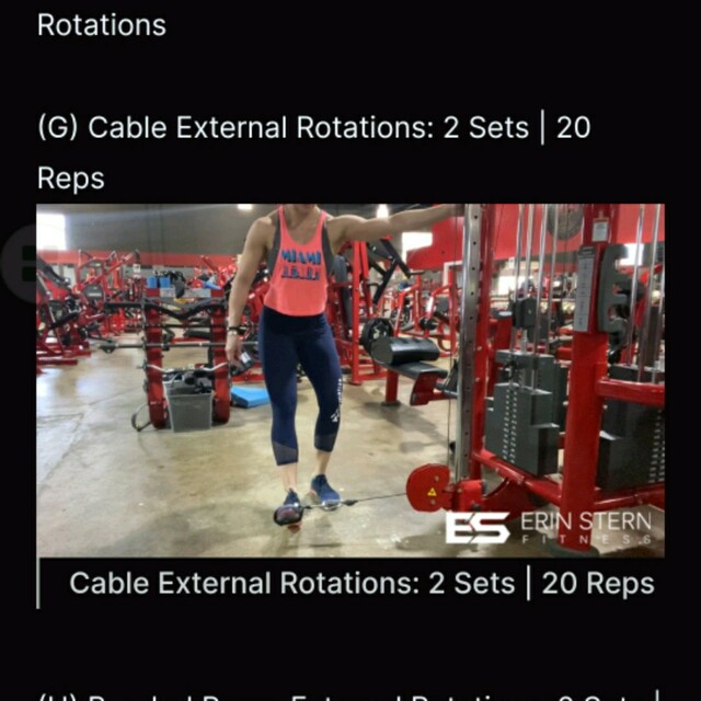 Cable External Rotations: 2 Sets | 20 Reps by Corporal K. - Exercise ...