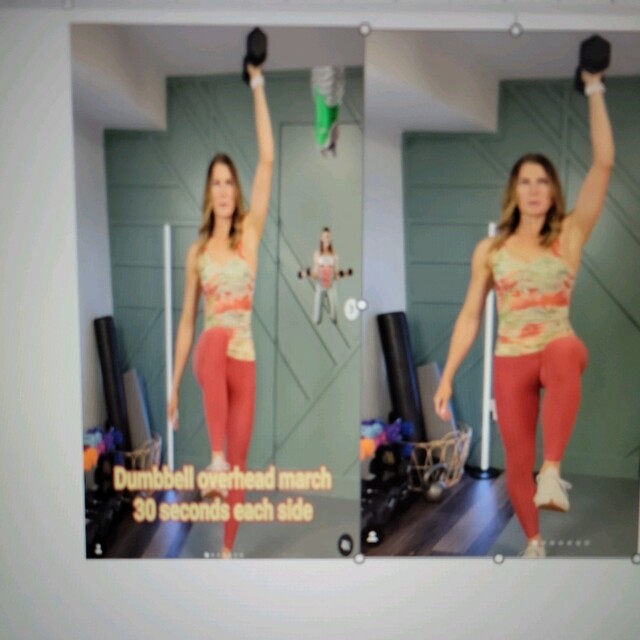 Dumbell Overhead March by Steve R. - Exercise How-to - Skimble