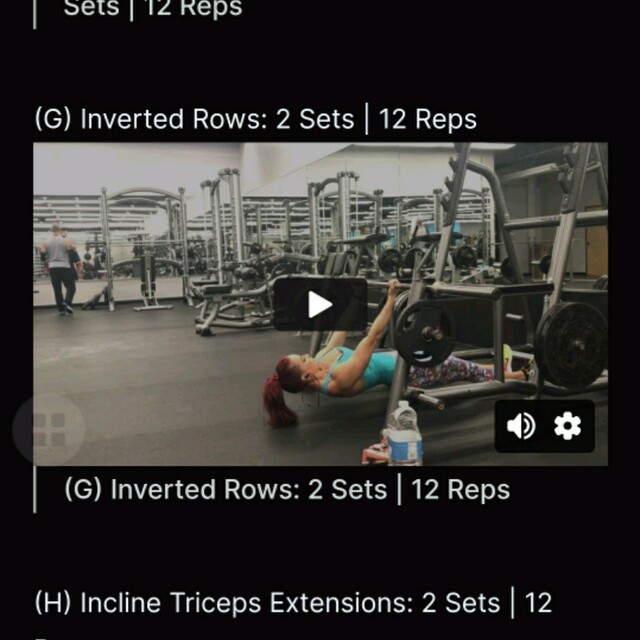 Inverted Rows: 2 Sets | 12 Reps by Corporal Knutson - Exercise How-to ...