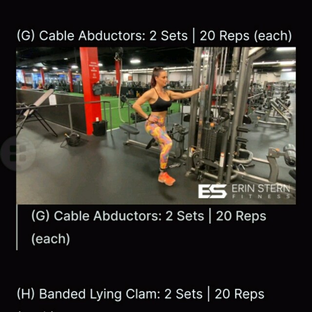 Cable Abductors: 2 Sets | 20 Reps (each by Corporal Knutson - Exercise ...