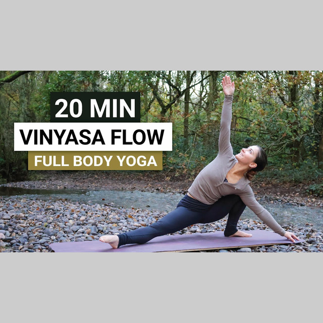 20 Min Vinyasa Yoga Flow | Full Body Yoga for Strength & Flexibility - Free Full Body Workout by ...