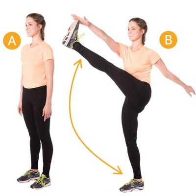 Standing X Crunch by Donnie Berry - Exercise How-to - Skimble