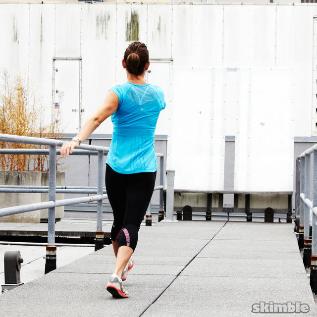 Skips with Arm Circles - Exercise How-to - Skimble