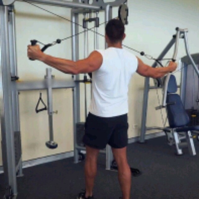 Cable Reverse Delt Fly by Martel Berry - Exercise How-to - Skimble