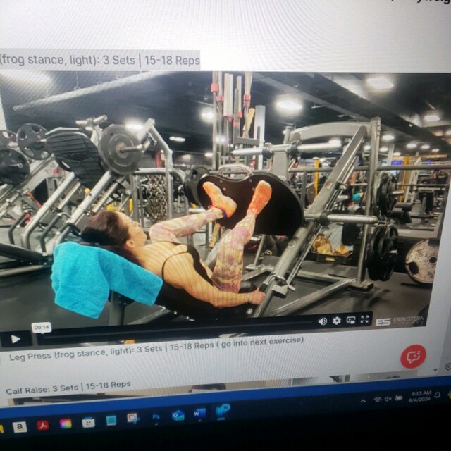 Leg Press (frog stance, light): 3 Sets | 15-18 Reps by Corporal K ...