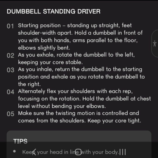 Dumbbell Standing Driver by Roxxi Franklin - Exercise How-to - Skimble