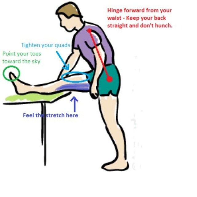 Standing Hamstring Stretch - Propped by Nolan R. - Exercise How-to ...