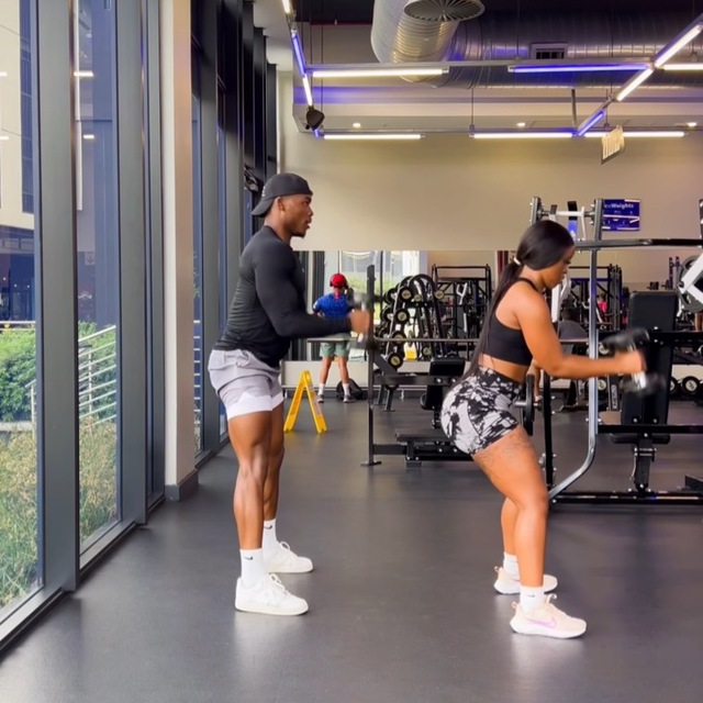 Dumbbell Swing To Squat by Deanna B. - Exercise How-to - Skimble