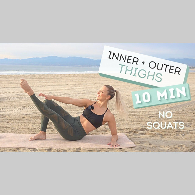 10 min INNER AND OUTER THIGH WORKOUT | Toned Legs | No Equipment - Free ...