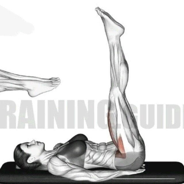 Lower Leg Lift Into Lower Ab Crunch by Kc H. - Exercise How-to - Skimble