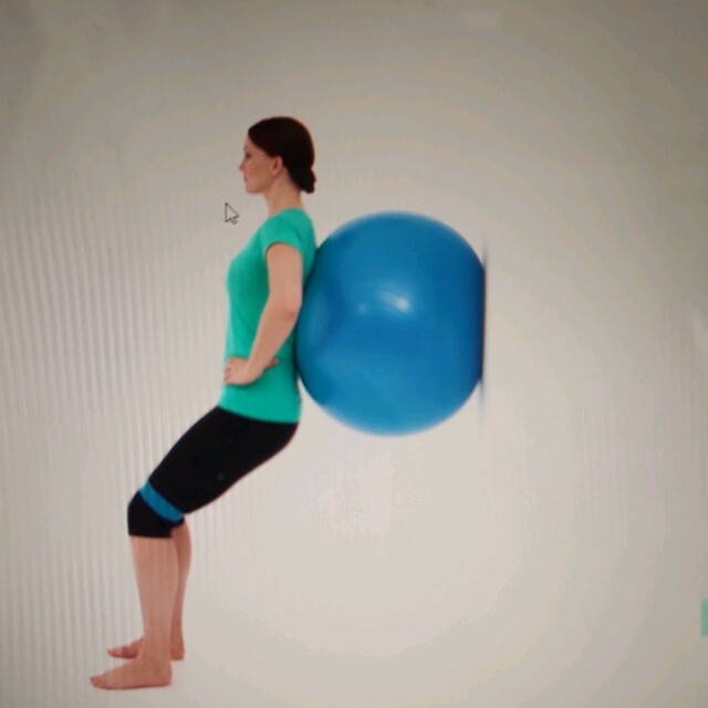 Stability Ball Wall by Mara G. - Exercise How-to - Skimble