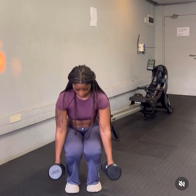 In/Out Dumbbell Squats by Deanna B. - Exercise How-to - Skimble