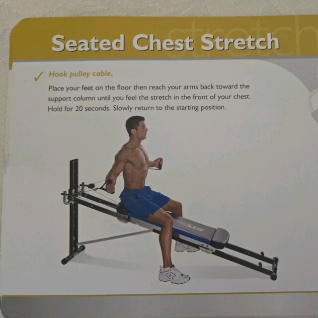 Seated Chest Stretch by Leo B. - Exercise How-to - Skimble