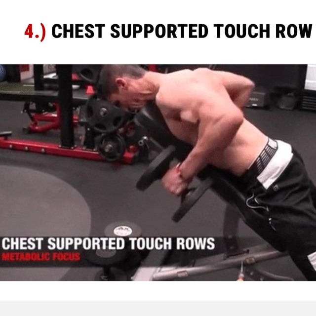 Chest Supported Touch Row by Martel Berry - Exercise How-to - Skimble