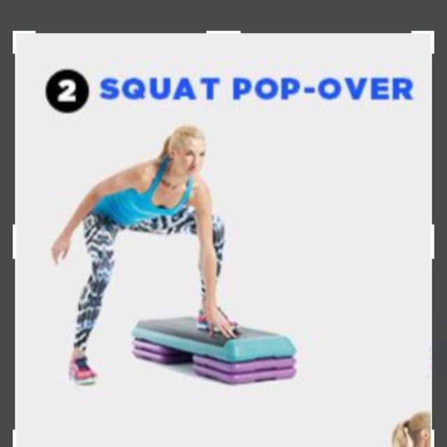 Squat Pop Over by ꧁𝒩𝒶𝓉𝒽𝒶𝓁𝒾ℯ ꧂ ℒ𝒾𝓉𝒶𝓁𝒾ℯ𝓃 - Exercise How-to - Skimble
