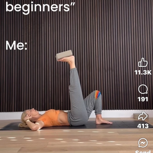 One Leg Straight Up Balance Block On Foot Raise Bum Up Off The Floor ...