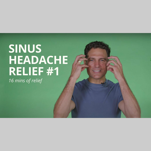 Sinus Drainage Headache Relief Exercises Sinusitis Eustachian
