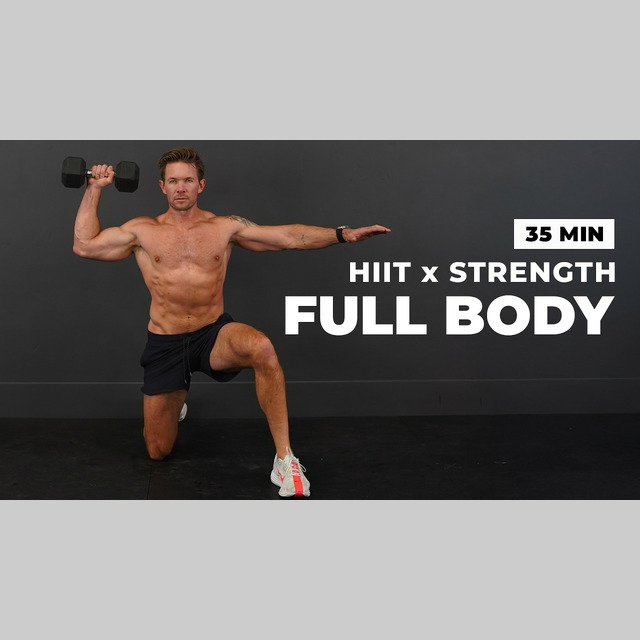 35 Min KILLER Full Body Dumbbell Workout (HIIT x STRENGTH) - Free Full ...