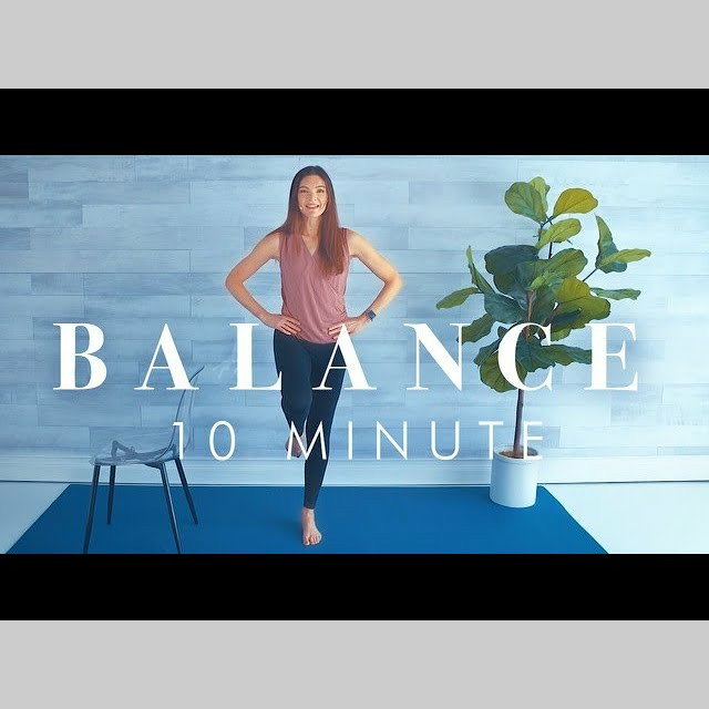 10 Exercises for Balance and Fall Prevention // Full Follow Along ...