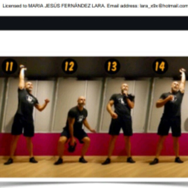 Sequence of the Ribbons into Alternating Hang Clean and Press by Xexu L ...