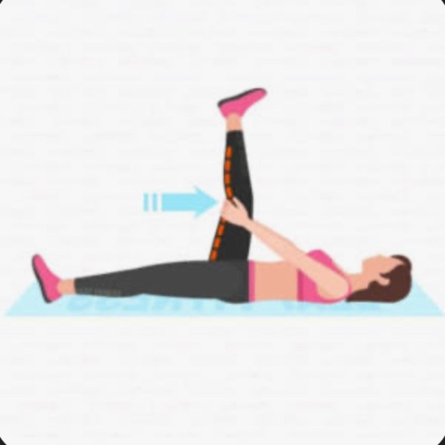 Supine Leg Raises (hamstring Stretch) by James Cummings - Exercise How ...