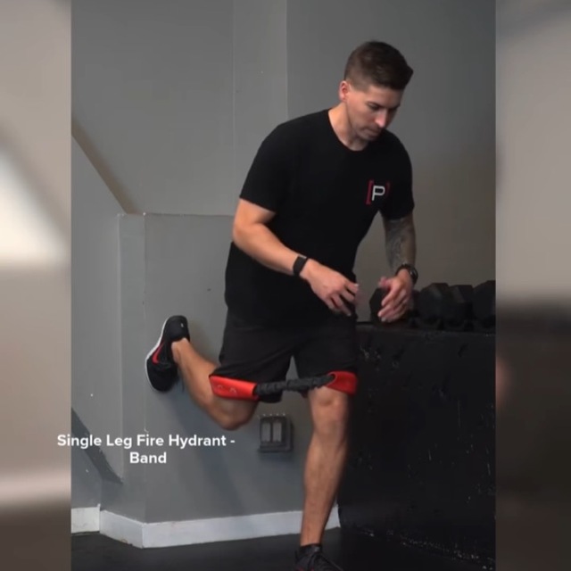 Standing single leg fire hydrant by Suellen Pinney - Exercise How-to ...