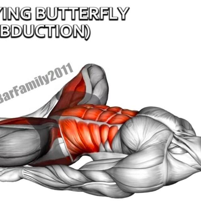 Lying Butterfly Abduction by John Breyer - Exercise How-to - Skimble