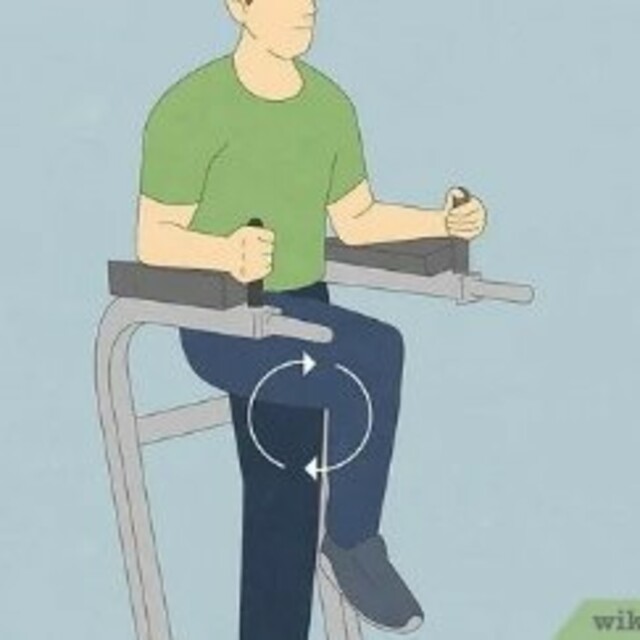 Captain’s Chair Knee Lifts by Roxxi Franklin - Exercise How-to - Skimble