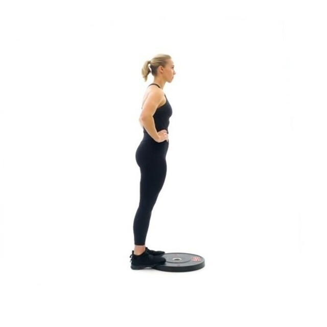 Plate Elevated Calf Raises by Coach Matt Vinzant - Exercise How-to ...