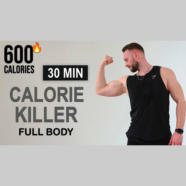 30 Min CALORIE KILLER HIIT WORKOUT | Full Body Cardio (At Home, No ...