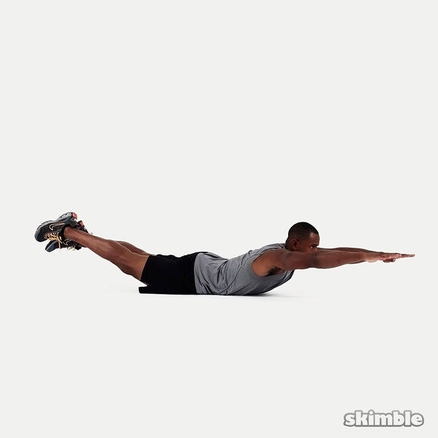 Superman Exercise Kids