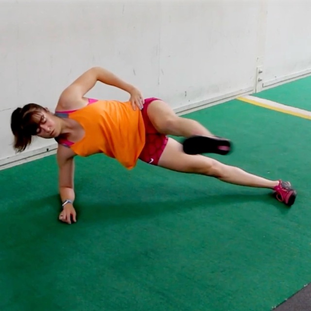 Side Plank Kicks (L) by Ömer Köseoğlu - Exercise How-to - Skimble