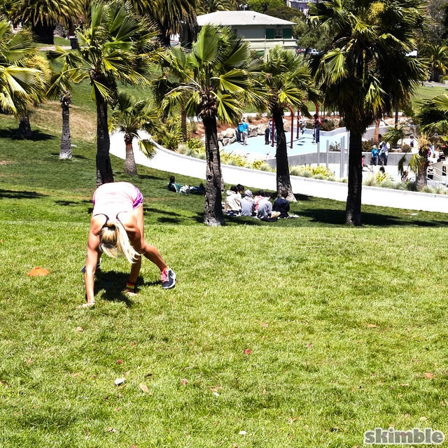 Four Square Shuffle & Bear Crawls - Exercise How-to - Skimble