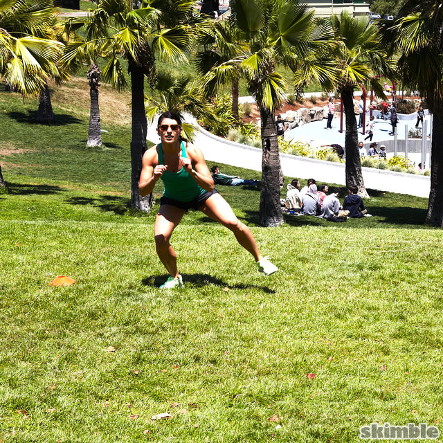 Four Square Shuffle & Runs - Exercise How-to - Skimble