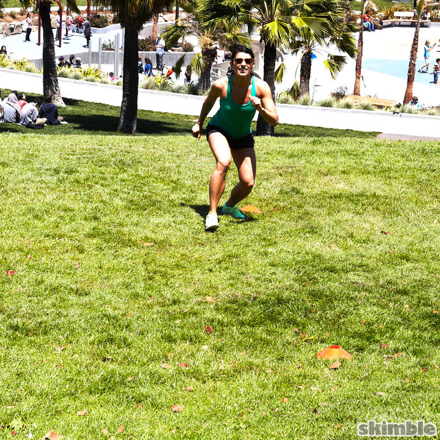 Four Square Shuffle & Runs - Exercise How-to - Skimble