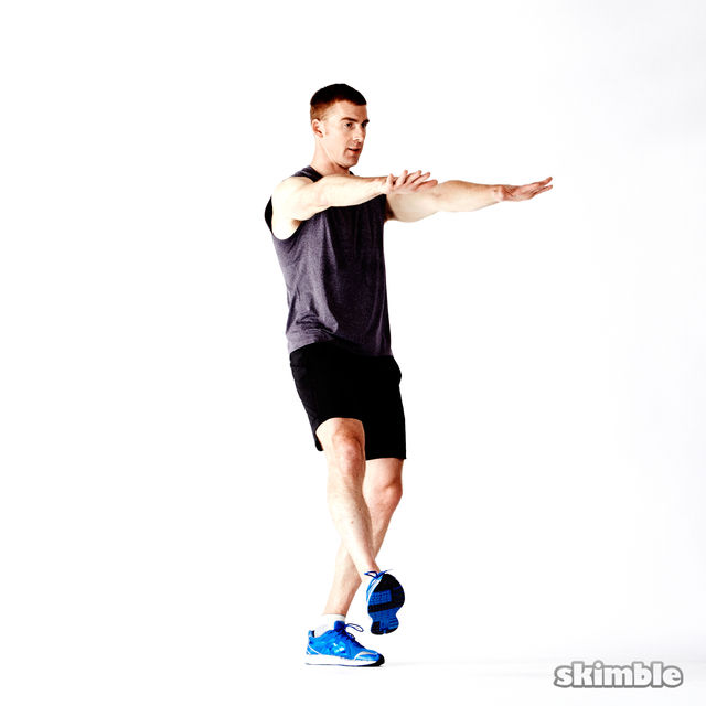 Mummy Kicks - Exercise How-to - Skimble Workout Trainer