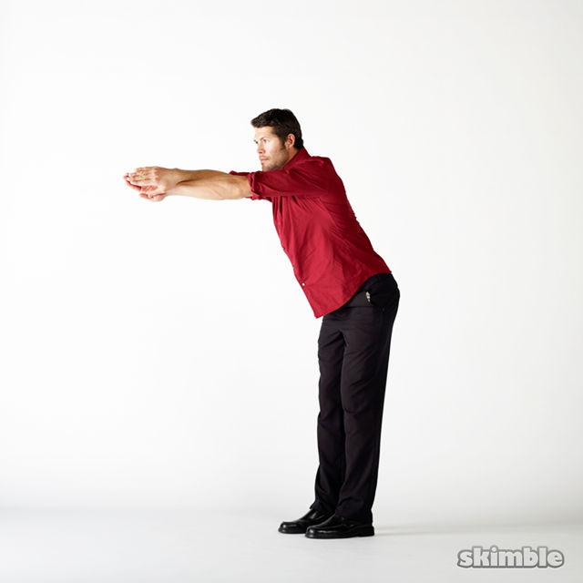 Upper Back Swimmer Stretches - Exercise How-to - Skimble