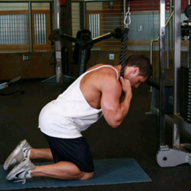 Cable Crunch by Javier Teuntor - Exercise How-to - Skimble