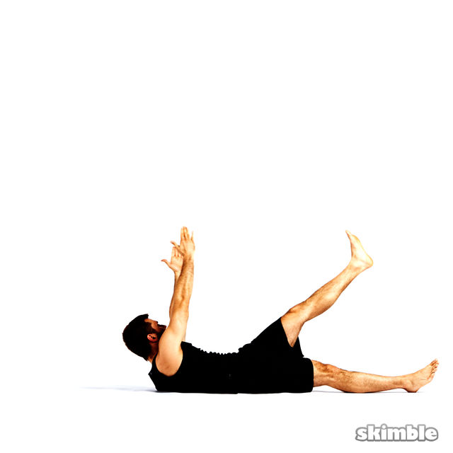 Cross Leg Obliques - Exercise How-to - Skimble Workout Trainer