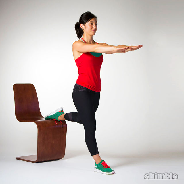 Squats extension bulgares - Comment faire de l'exercice - Skimble