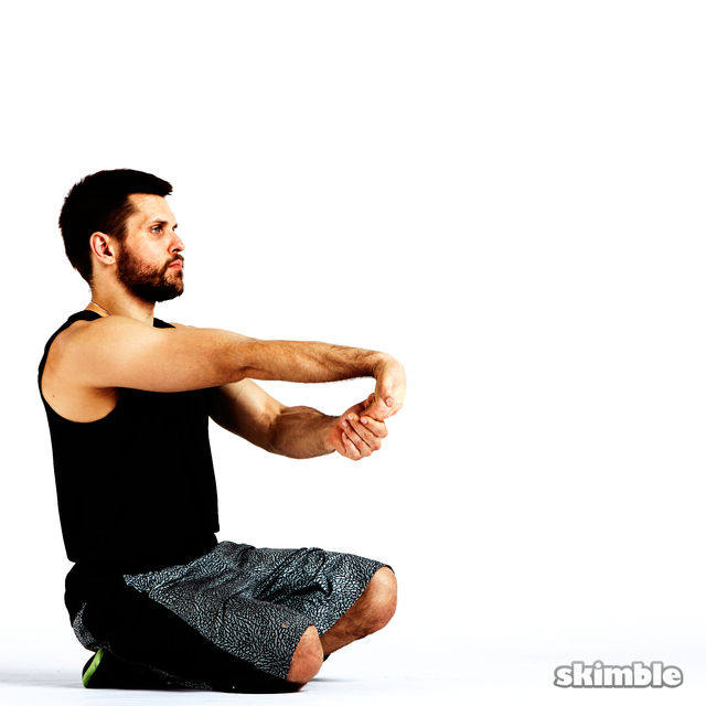 Underhand Wrist Flexor Stretches - Exercise How-to - Skimble