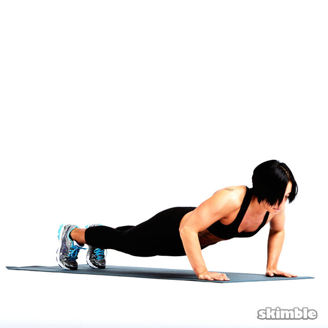 Half Burpees - Exercise How-to - Skimble Workout Trainer
