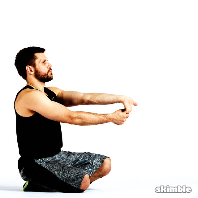Underhand Wrist Flexor Stretches - Exercise How-to - Skimble