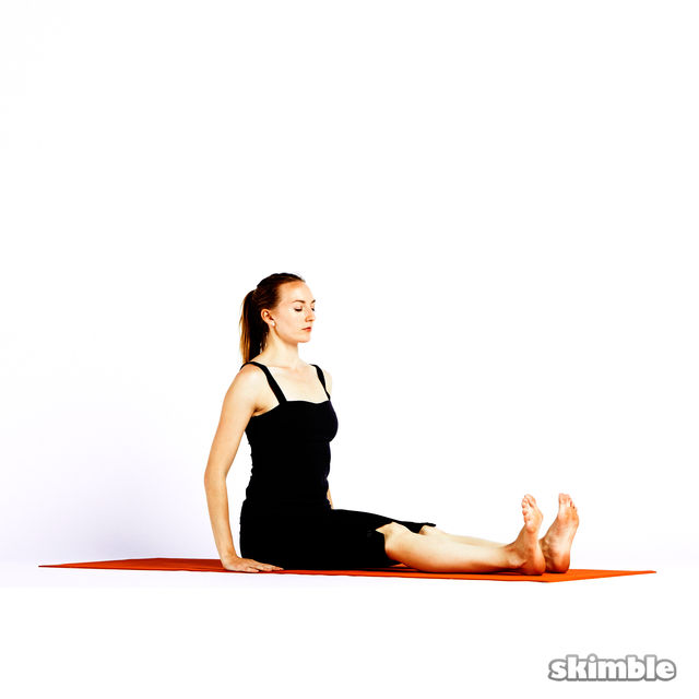 Half Lotus Forward Fold - Exercise How-to - Skimble