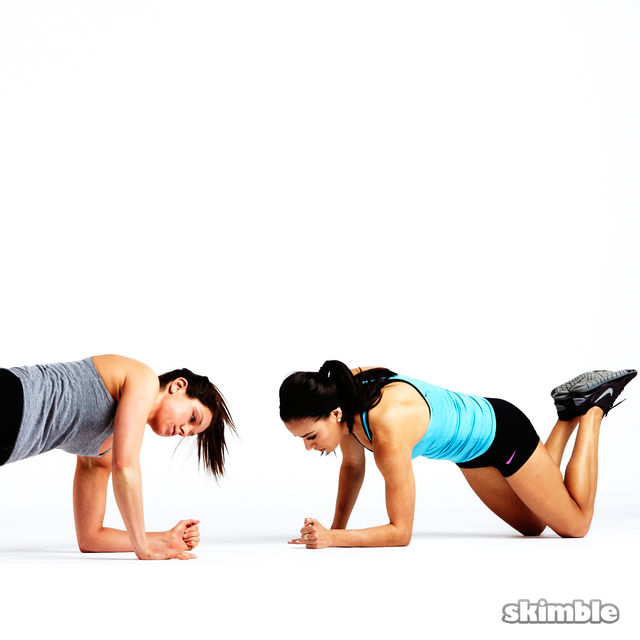 Up Down High Fives - Exercise How-to - Skimble Workout Trainer