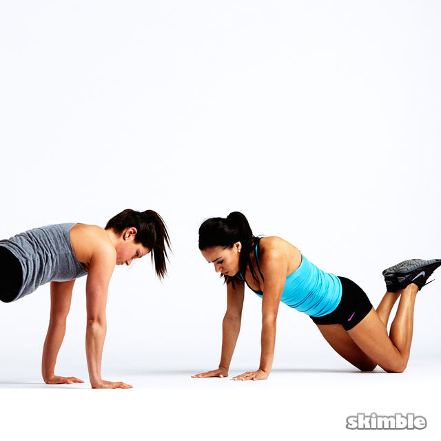 Up Down High Fives - Exercise How-to - Skimble Workout Trainer