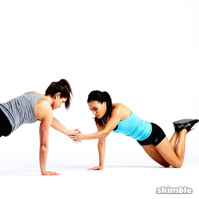 Up Down High Fives - Exercise How-to - Skimble Workout Trainer