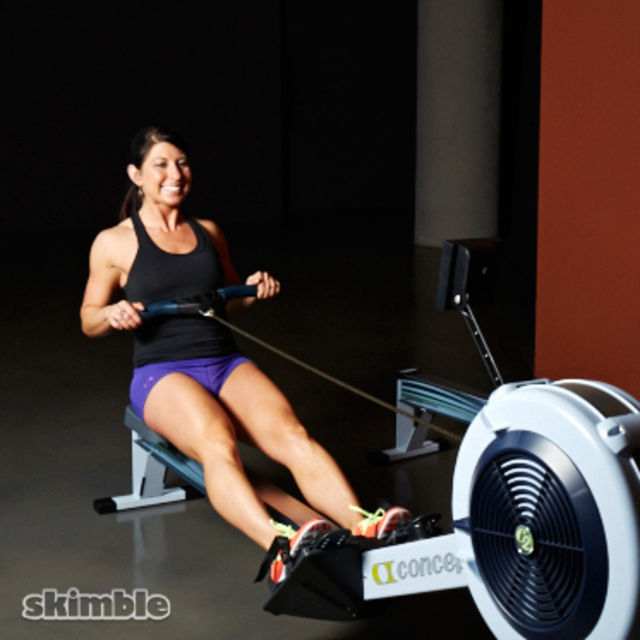 Moderate Rowing - Exercise How-to - Skimble Workout Trainer