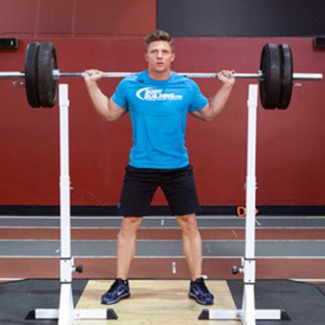 Standing Barbell Squats by Aaron Wynn - Exercise How-to - Skimble
